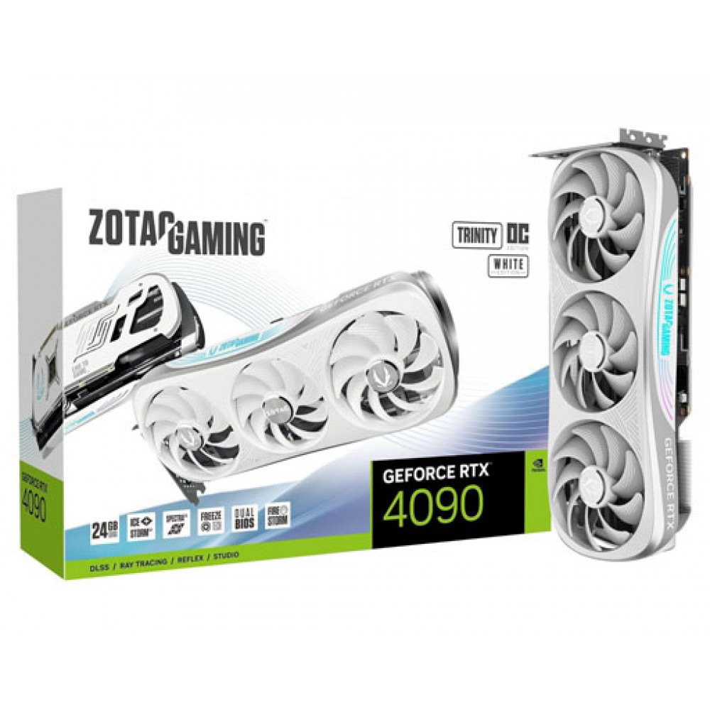 Zotac GeForce RTX 4090 Trinity OC White Graphics Card