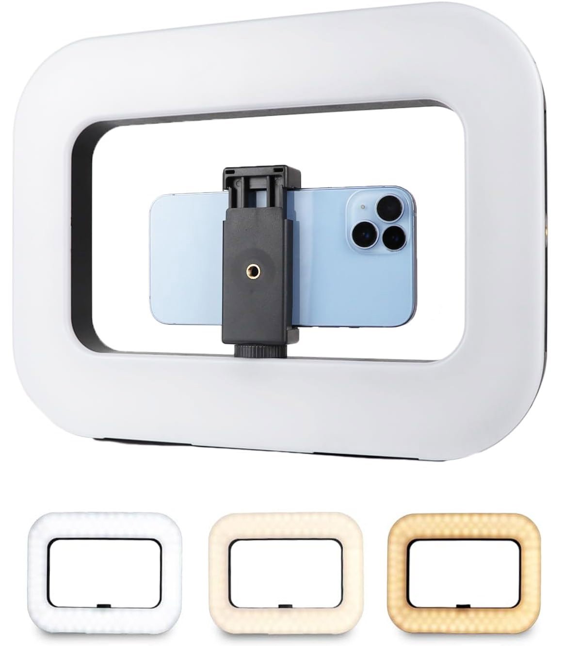 YM-200 Rechargeable 20W Selfie Portable Ring Light Phone Adjustable ...